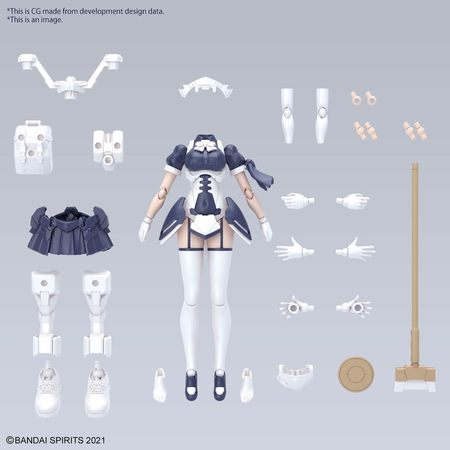 [PRE-ORDER] - [ETA Aug-Sep 24] - 30MS Option Body Parts Type MD01 [Col – TMS Hobby Room