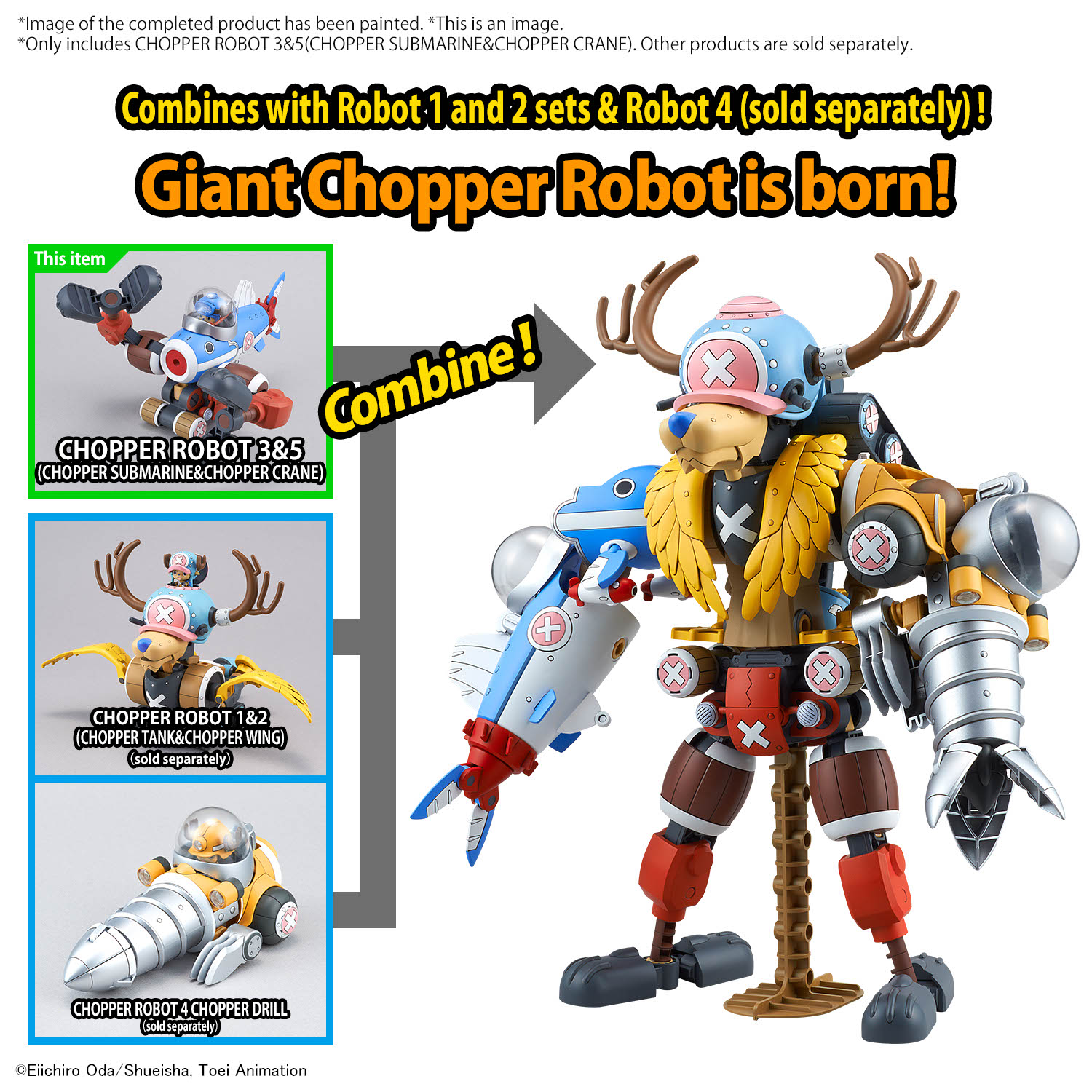 [PRE-ORDER] - [ETA Jan-Feb 25] - Chopper Robot 3&5 (Chopper Submarine ...